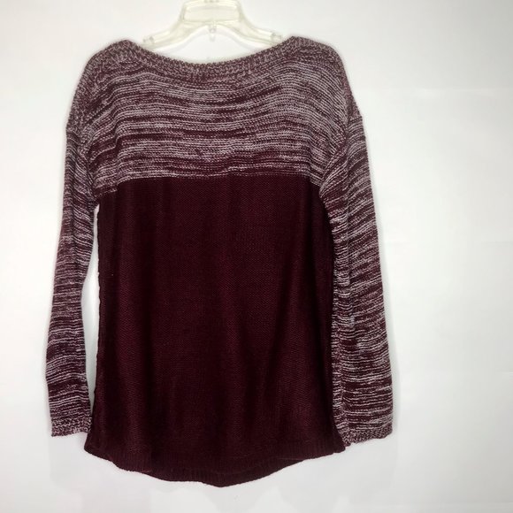 Hooked Up by IOT | Sweaters | Hooked Up By Iot Maroon Burgundy Sweater ...